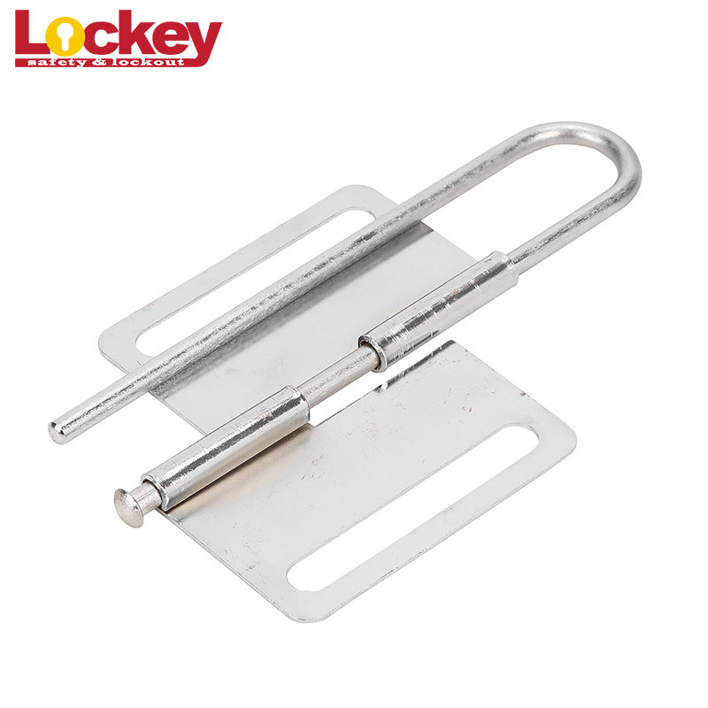 Metal 4 Padlock Interlocking Butterfly Tamper Proof Hasp Lockout Tagout