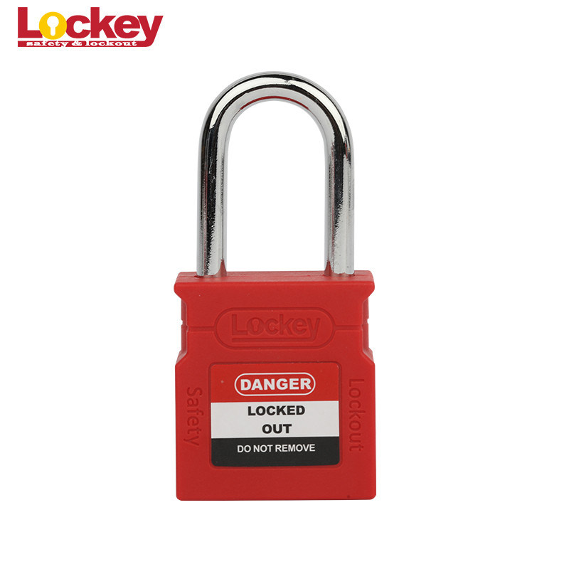 Upgrade Wide Type Nylon Body Safety Padlock Steel Shackle Safety Loto ...